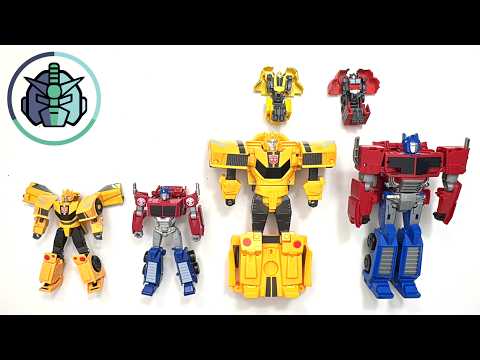 Transformers Earthspark Bumblebee Optimus Prime トランスフォーマー 變形金剛 robots to vehicles