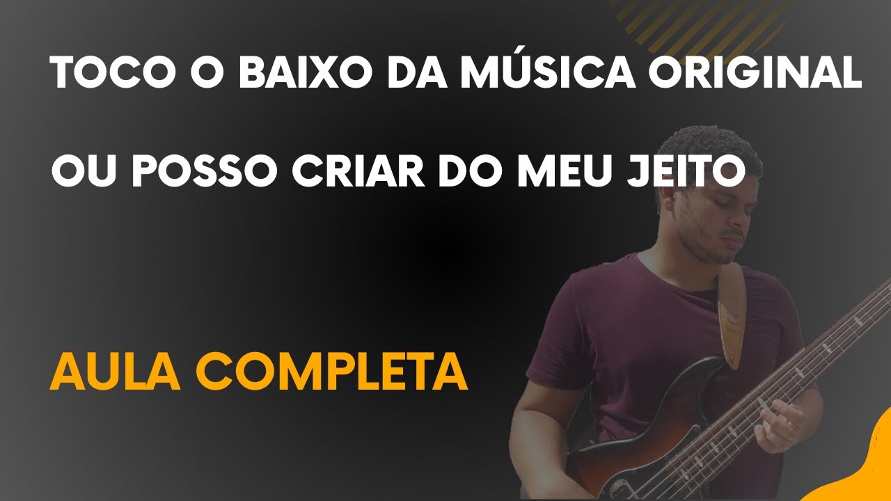 Tocar a música do modo original ou posso criar do meu jeito. - YouTube