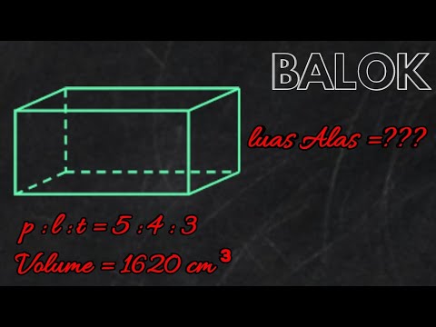 Soal HOTS Matematika SD Kelas 5 | Menghitung Luas Alas Balok Jika ...