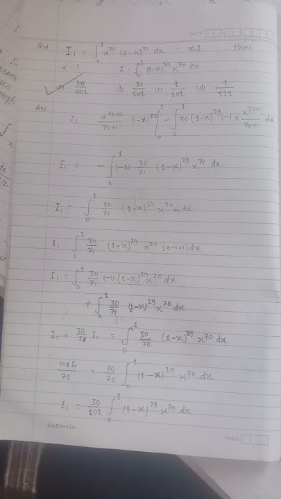 Definite integral. IIT Advance maths2025 - YouTube