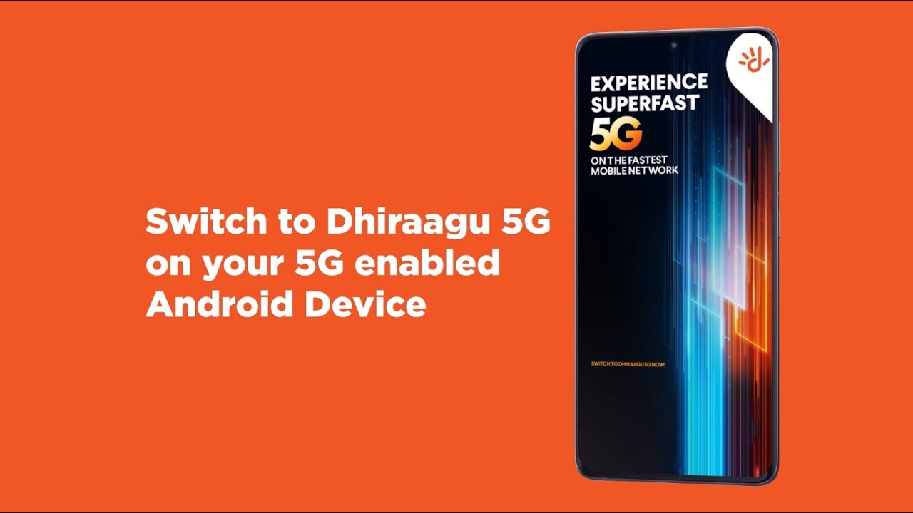 Switch to Dhiraagu 5G on your Android device - YouTube