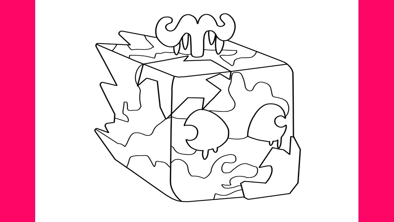 COMO DESENHAR A FRUTA ICE BLOX FRUITS - ROBLOX - YouTube