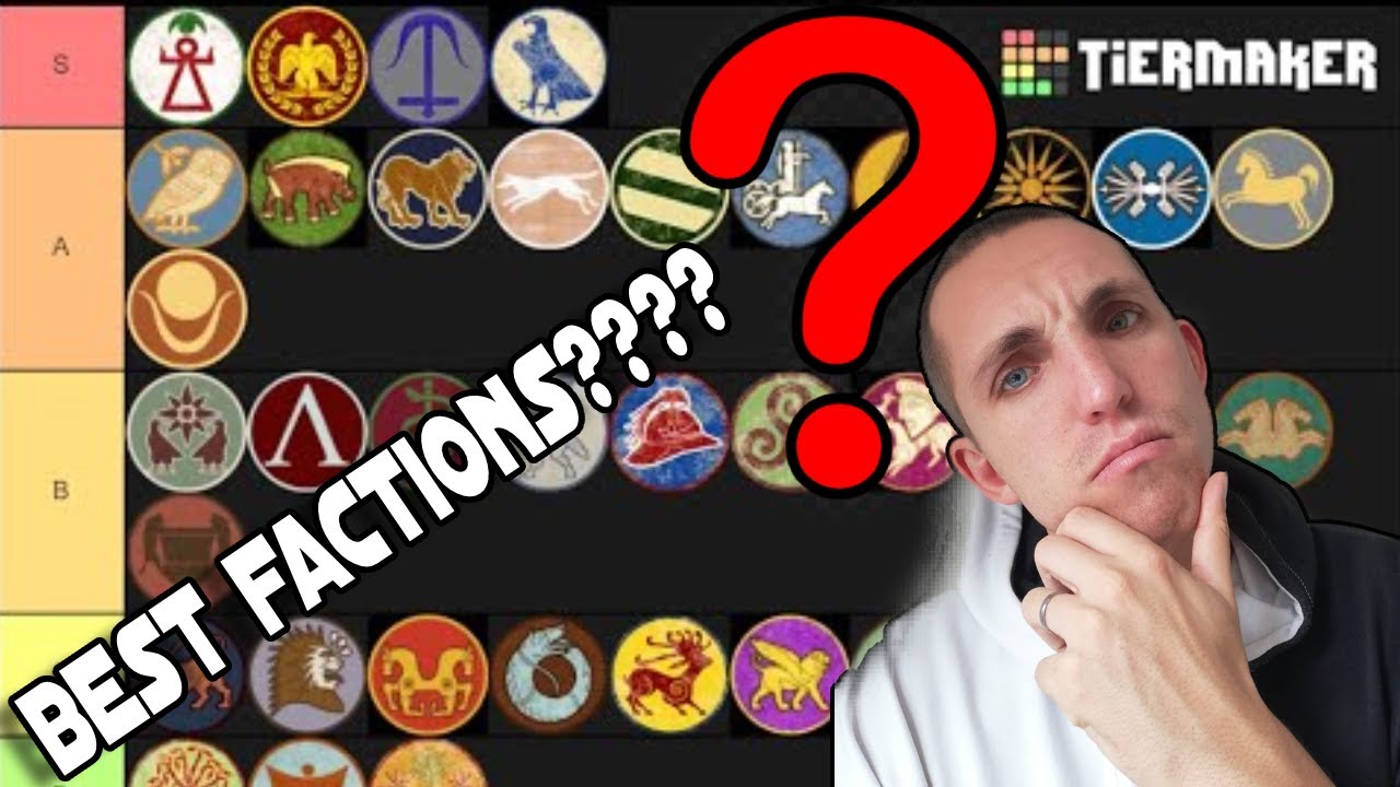 RANKING THE BEST FACTIONS: TOTAL WAR ROME 2: Tier list - YouTube