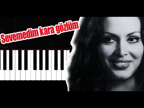 Sevemedim Kara Gözlüm - Piano Tutorial by VN