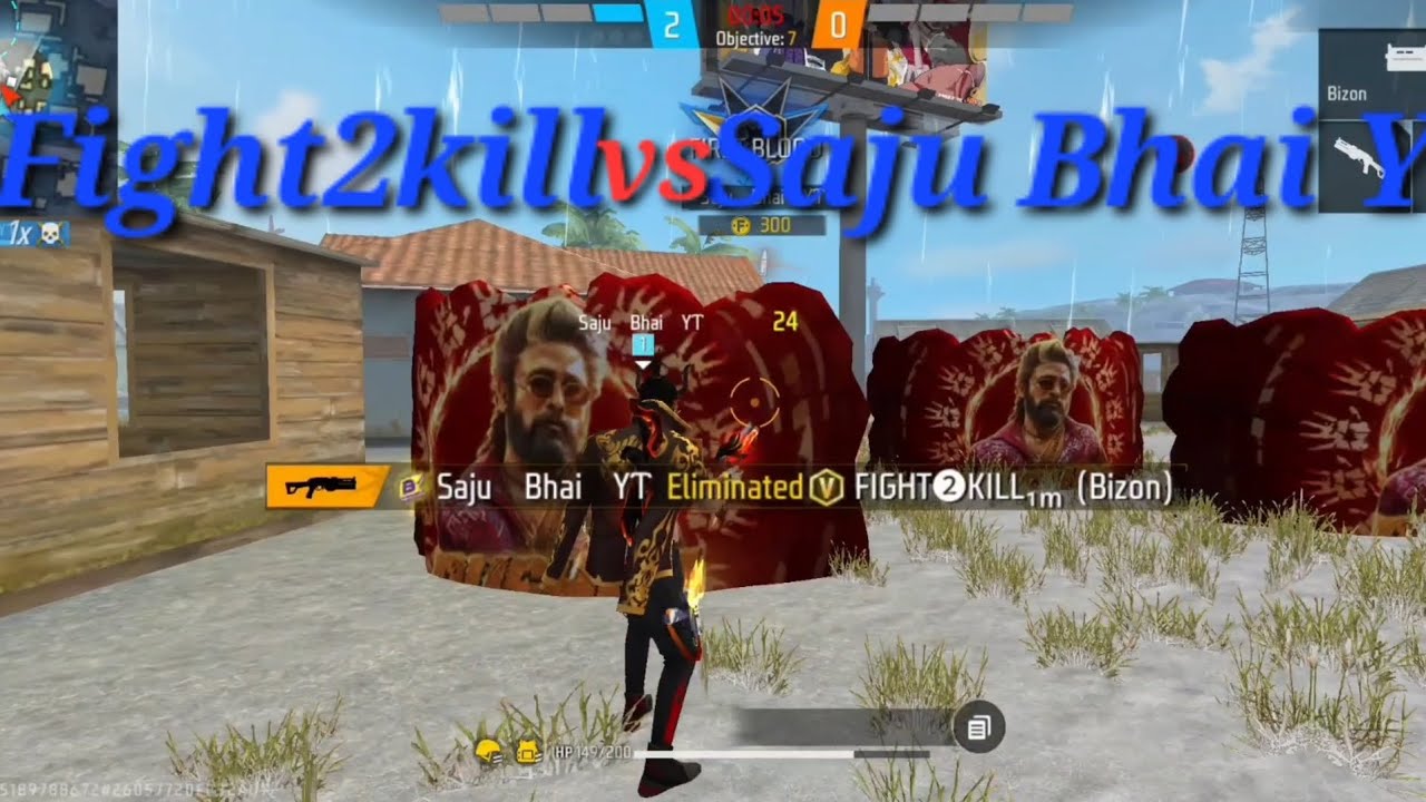 কাস্টম চ্যালেঞ্জ করলো Fight2kill VS Saju Bhai TY# || Free Fire ...