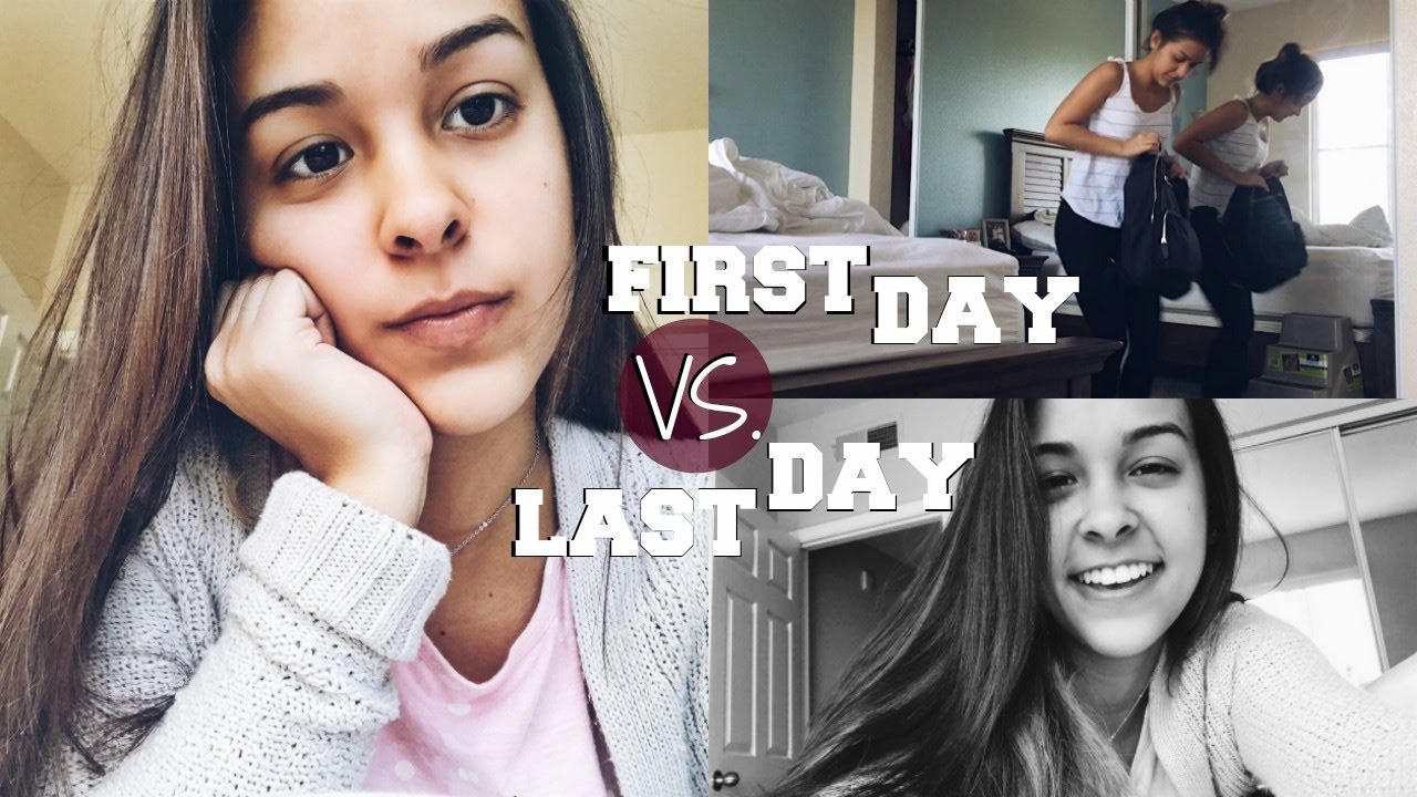 GRWM FIRST DAY OF SCHOOL VS. LAST DAY OF SCHOOL | Nicole Gamboa - YouTube
