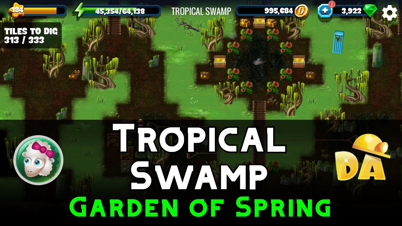 Tropical Swamp | Garden of Spring #14 | Diggy's Adventure - YouTube