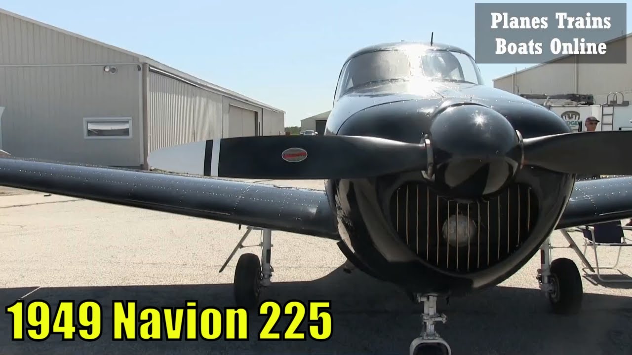 1949 Navion 225 Vintage Aircraft At Sarnia's Chris Hadfield Airport ...