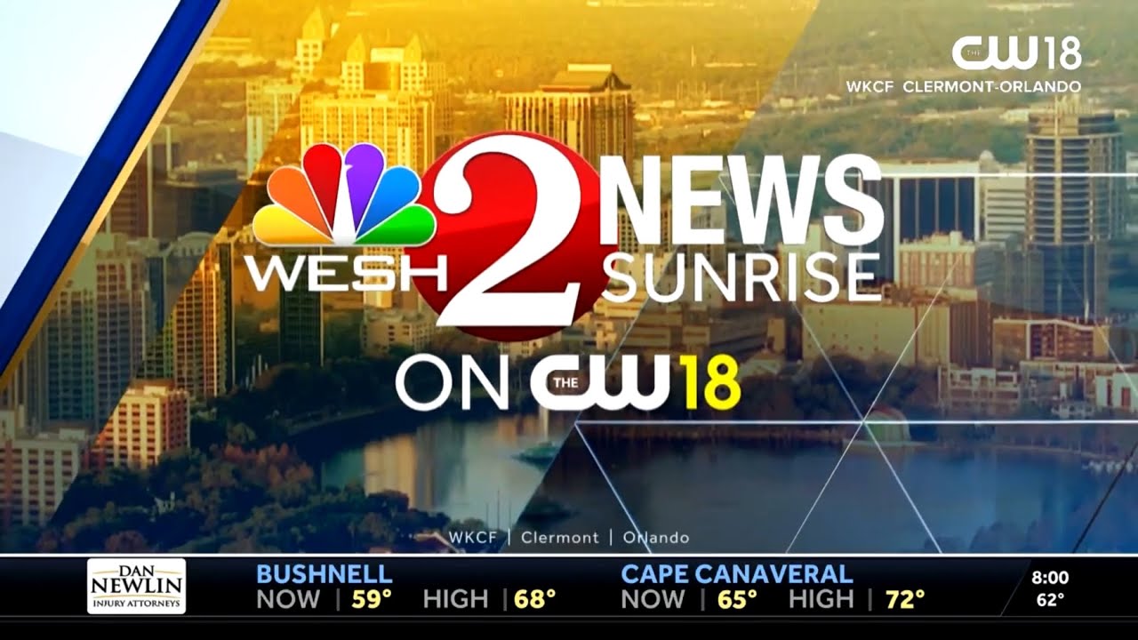 WKCF - WESH 2 News Sunrise on CW18 8AM - Montage - 11/27/2023 - YouTube