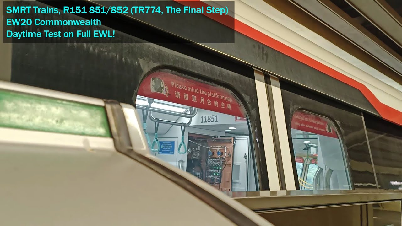 [The Final Step] SMRT Trains - Alstom R151 [851/852] at Commonwealth ...