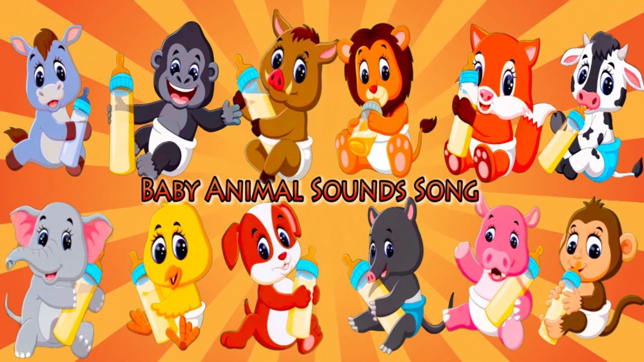 Animal Sounds For Kids And Babies| Baby Animal Sounds Song| Animals ...