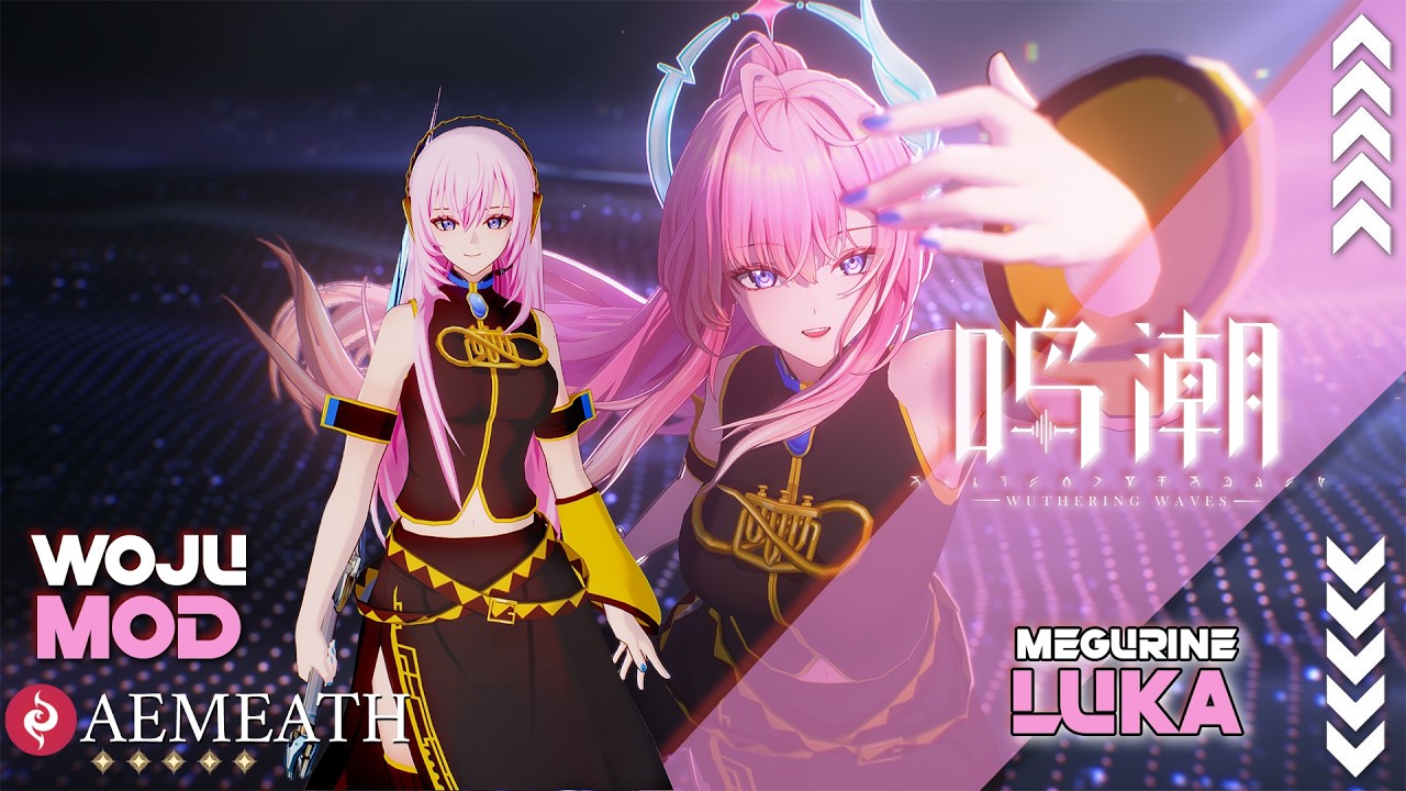 Aemeath as Megurine Luka Look So Charming🥰🥰 | Mod Commission ...