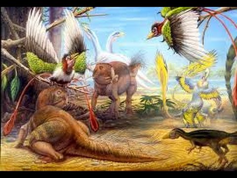 Dinosaurs and Synapsids doing life - YouTube