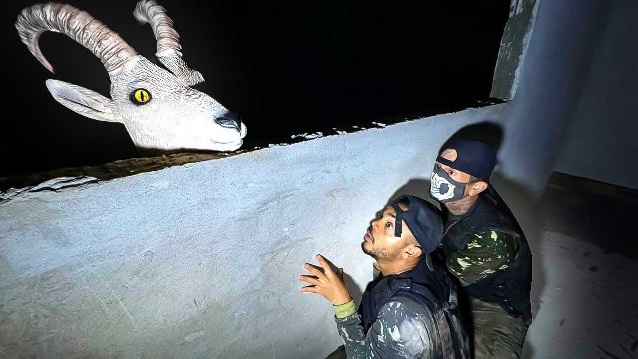 ESSA CRIATURA CABEÇA DE BODE CAIU NA ARMADILHA - YouTube