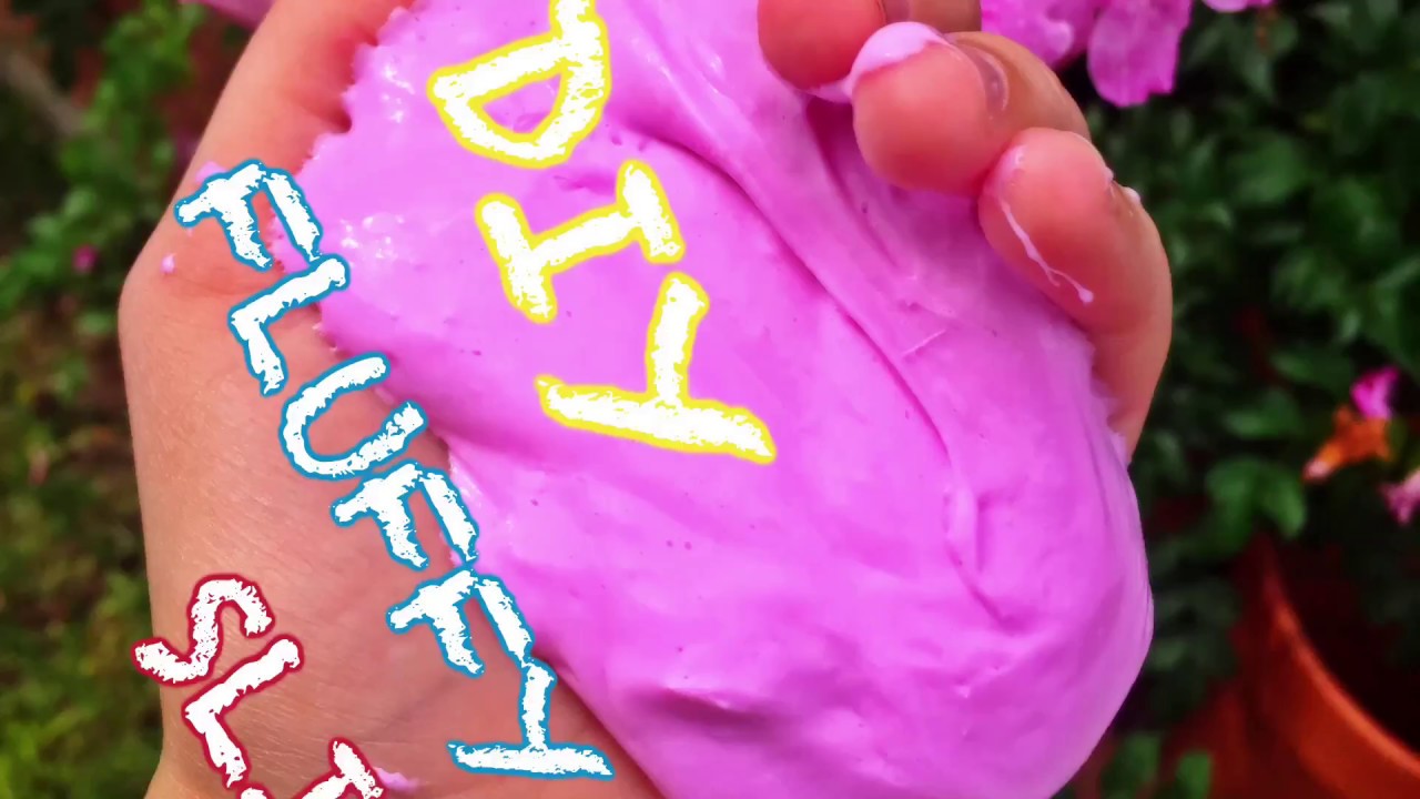 DIY BEST SLIME EVER! Fluffy slime NO BORAX! - YouTube