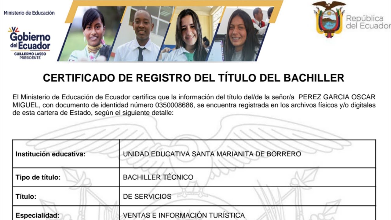 IMPRIMIR TU TÍTULO DE BACHILLER - FACIL Y RAPIDO - 2023 - YouTube