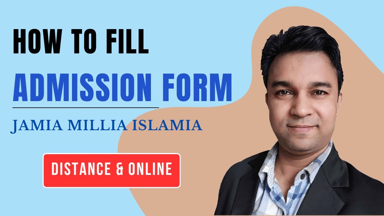 How to Fill JMI Admission Form | JMI Distance and Online Education 2024 ...