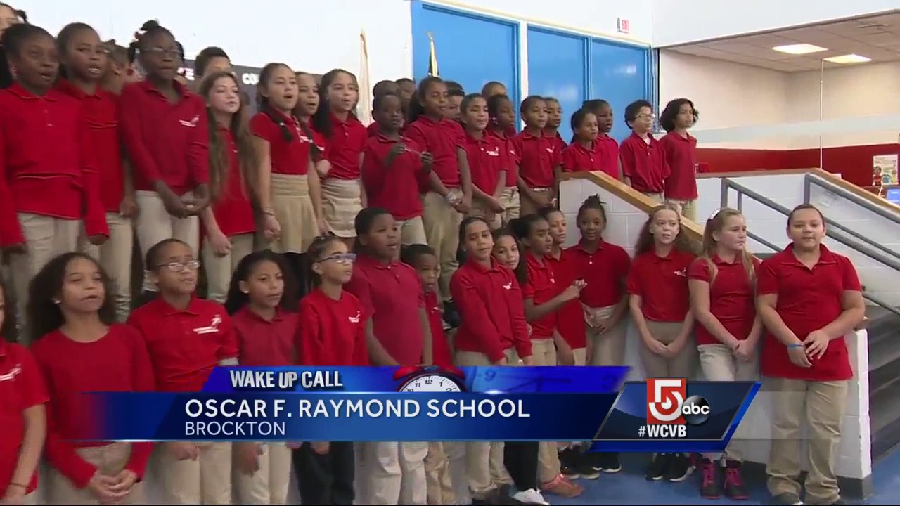 Wake up call: Oscar F. Raymond School - YouTube