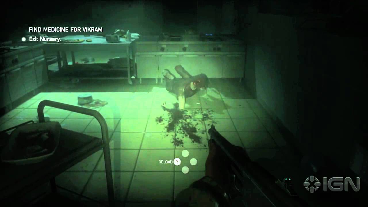ZombiU Gameplay - Zombie Swam - E3 2012 - YouTube