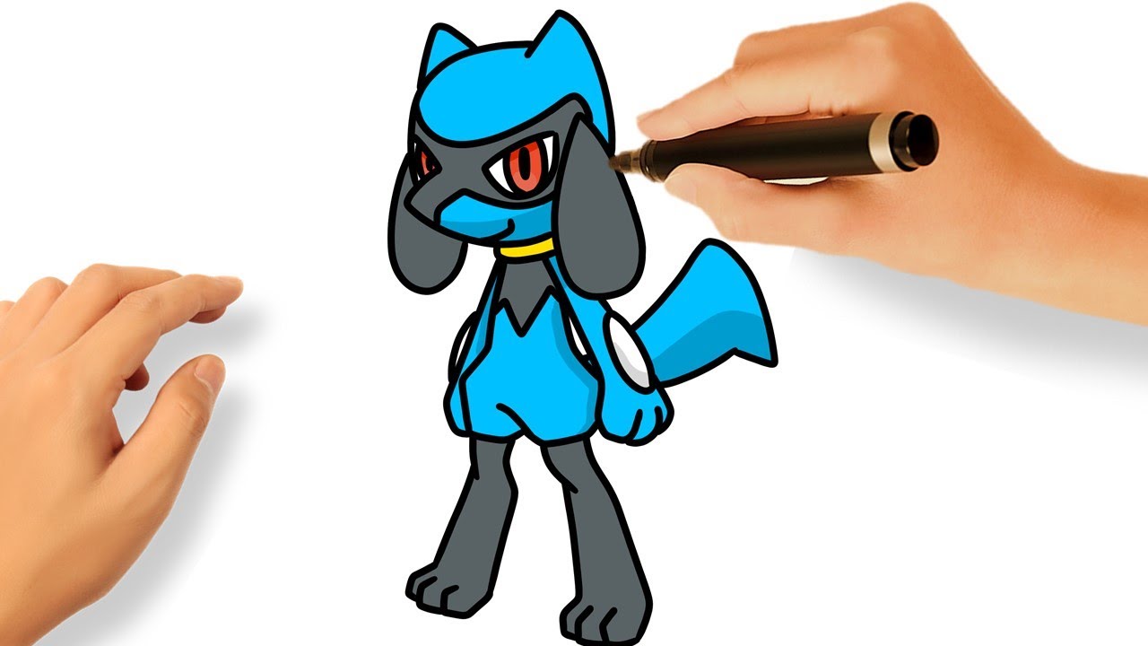COMMENT DESSINER RIOLU FACILEMENT | DESSINER LES POKEMON - YouTube