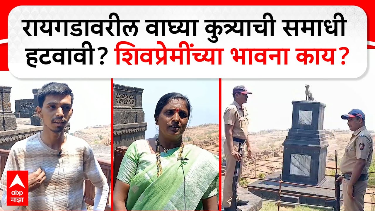 Waghya Dog Statue Raigad : रायगडावरील वाघ्या कुत्र्याची समाधी हटवावी ...