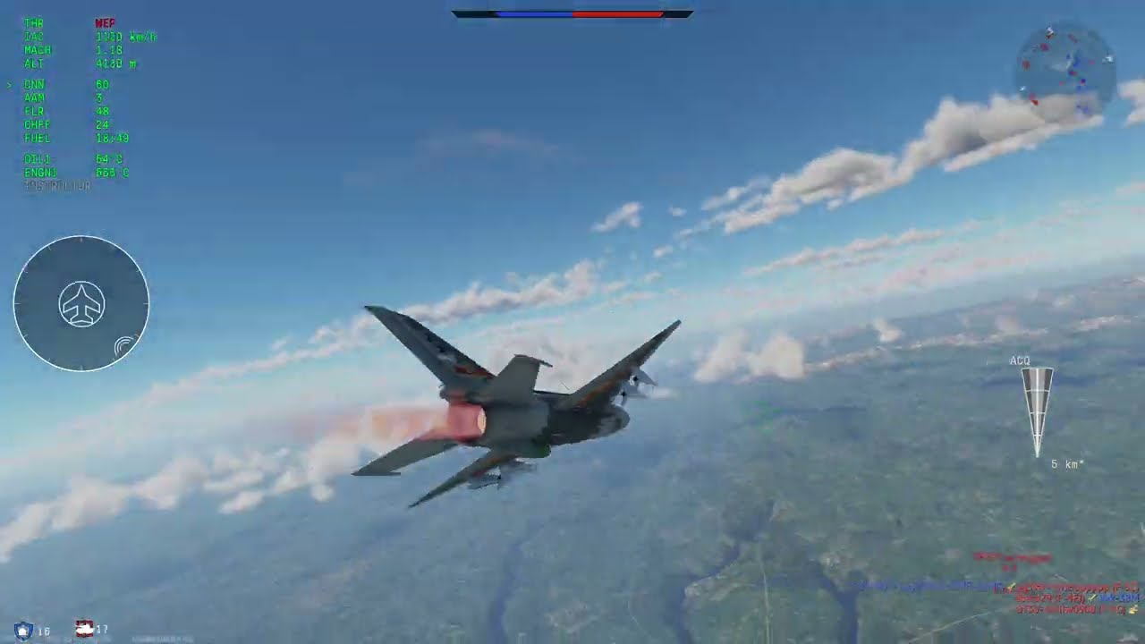 War thunder J7E's PL5B Missiles - YouTube
