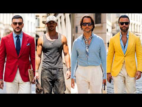 Viral Men's Fashionable Outfits 2026: Learn from the Most Stylish Men in Milan. Men's Street Fashion