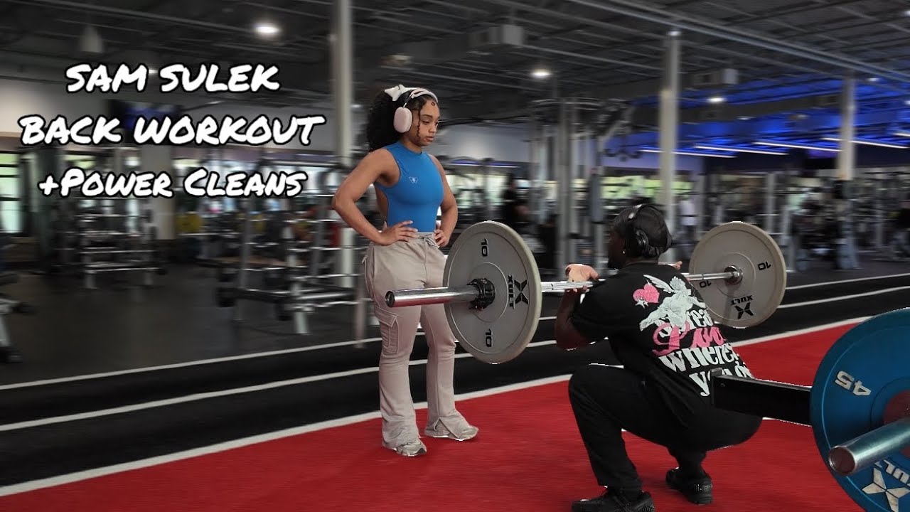 Sam Sulek Back Workout W/ @Celestrefitt - YouTube