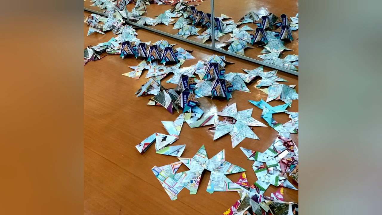 paper folding assembly origami mandifold - YouTube