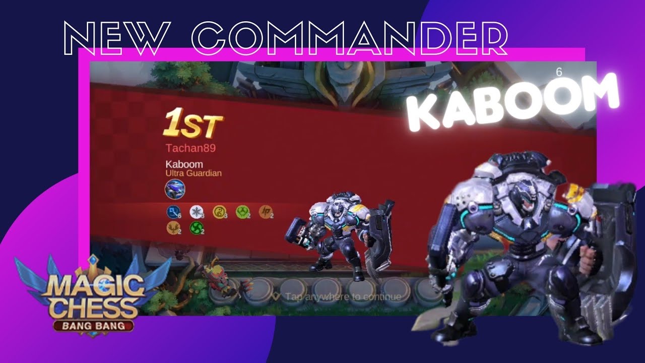 New Commander Magic Chess, Kaboom, kaya mini Johnson #mlbb #magicchess ...