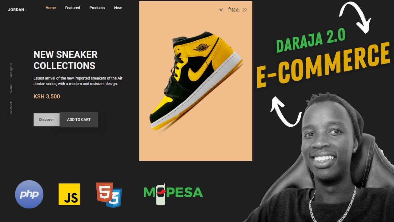 E-Commerce Website Integrated with M-PESA Daraja API STK Push & STK ...