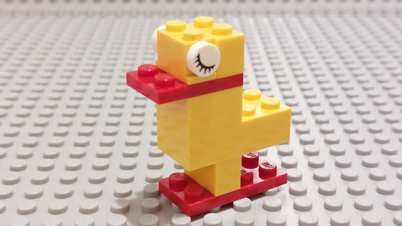 ASMR Lego Sleepy Duck Tutorial - YouTube