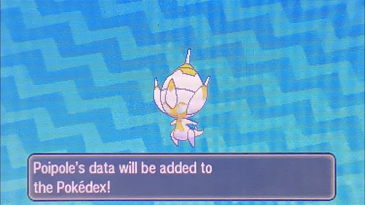 Shiny Poipole in Pokémon Ultra Moon after 15,153 SR’s (3/11 Ultra ...