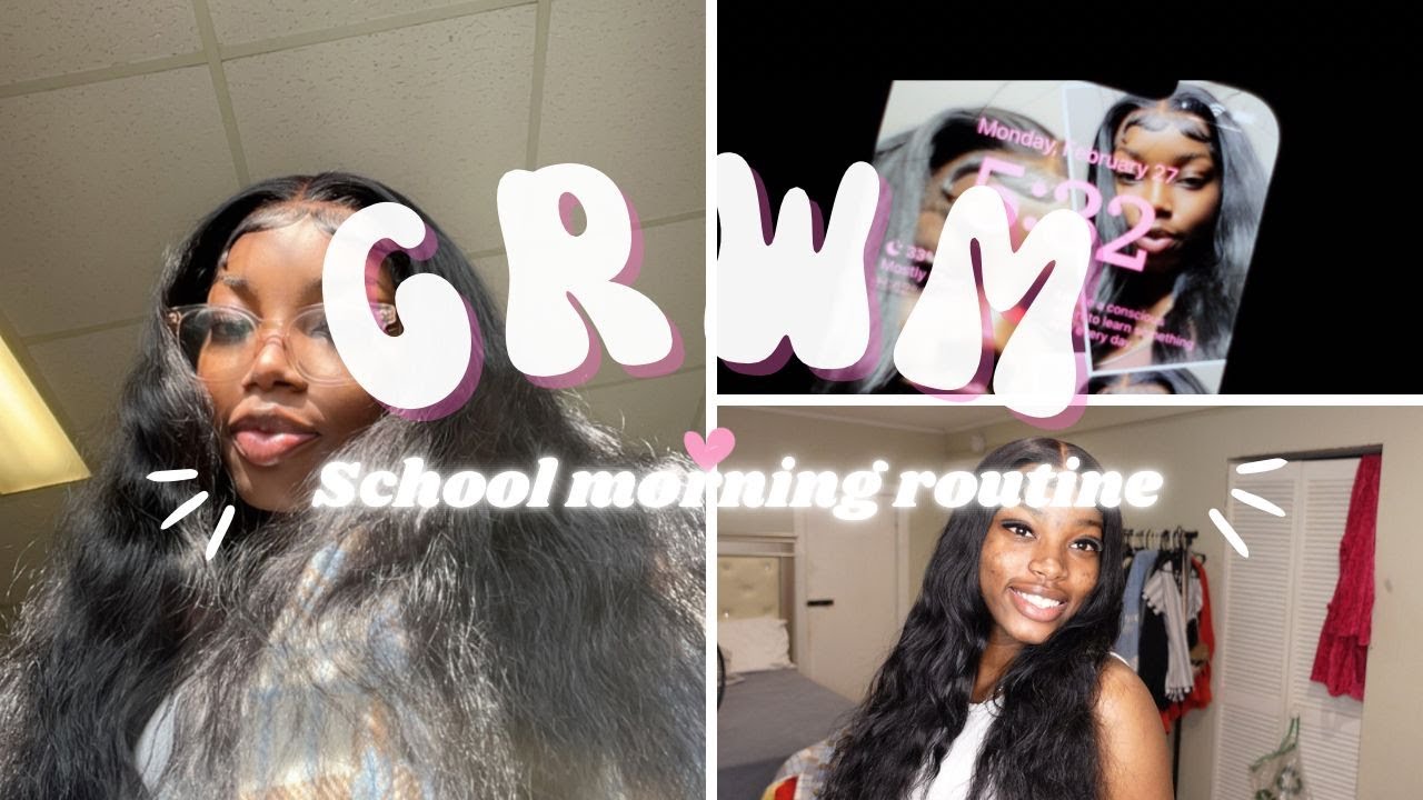 Get Ready With Me | SCHOOL MORNING ROUTINE! - YouTube