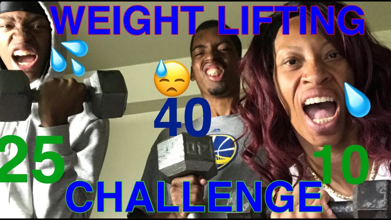 Weight Lifting Challenge - YouTube