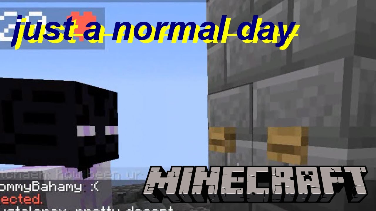 just a normal day to play // Minecraft - YouTube