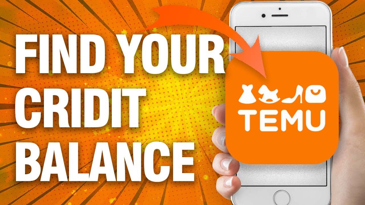 How To Find Your Cridit Balance On Temu App - YouTube