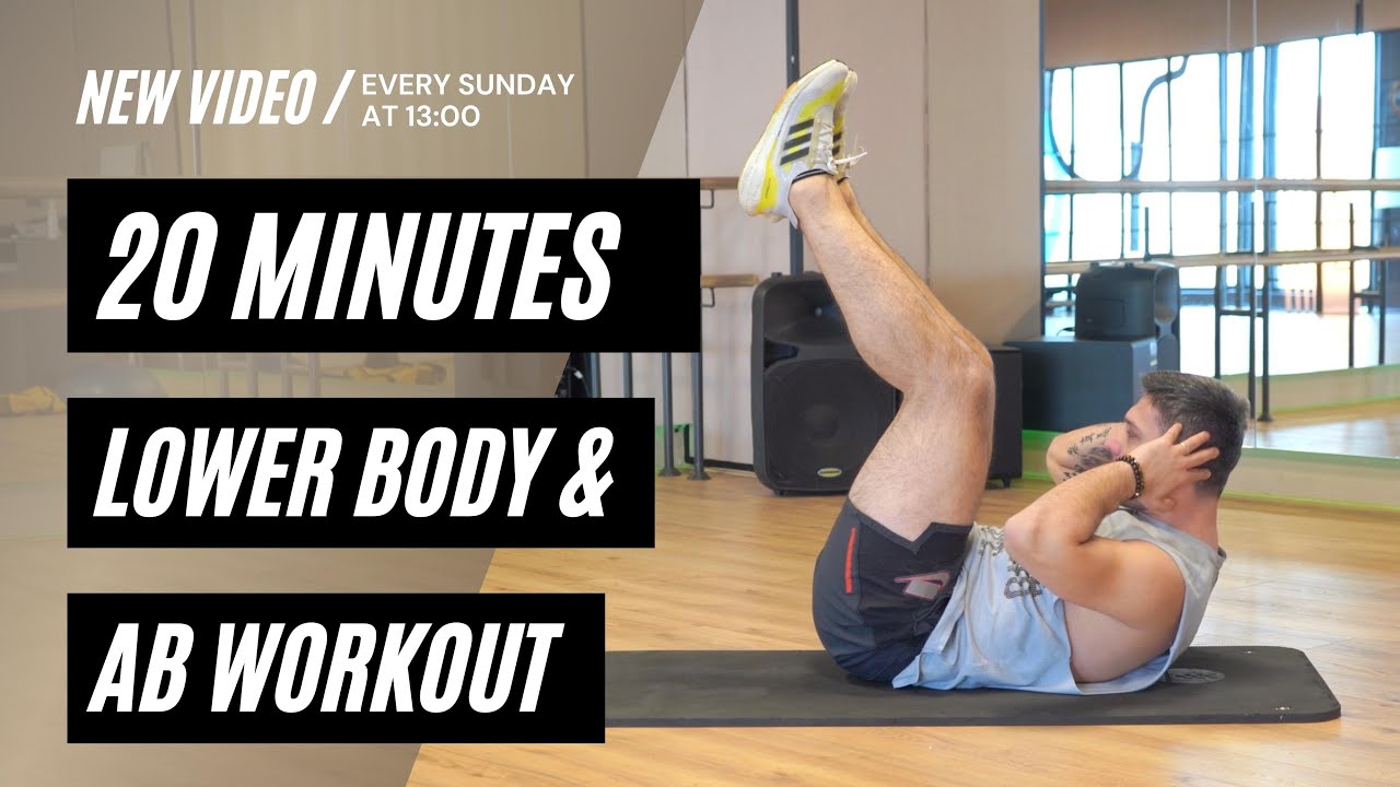 20-Minute Lower Body & Abs Workout 🔥 Tone Your Legs & Core Fast! - YouTube