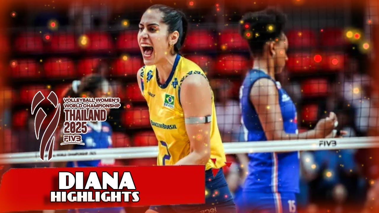 Diana Duarte Highlights | Mundial De Volei Feminino 2025 - YouTube