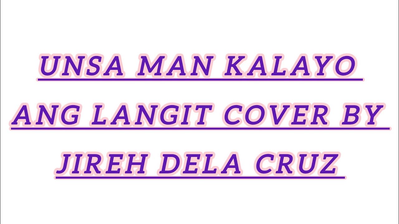 Unsa man Kalayo Ang langit Sung by Bro @jirehdelacruz3016 @GospelHits ...