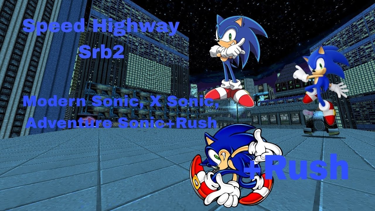Speed Highway Srb2 android (Modern Sonic v5.12, X Sonic v1.1c and ...