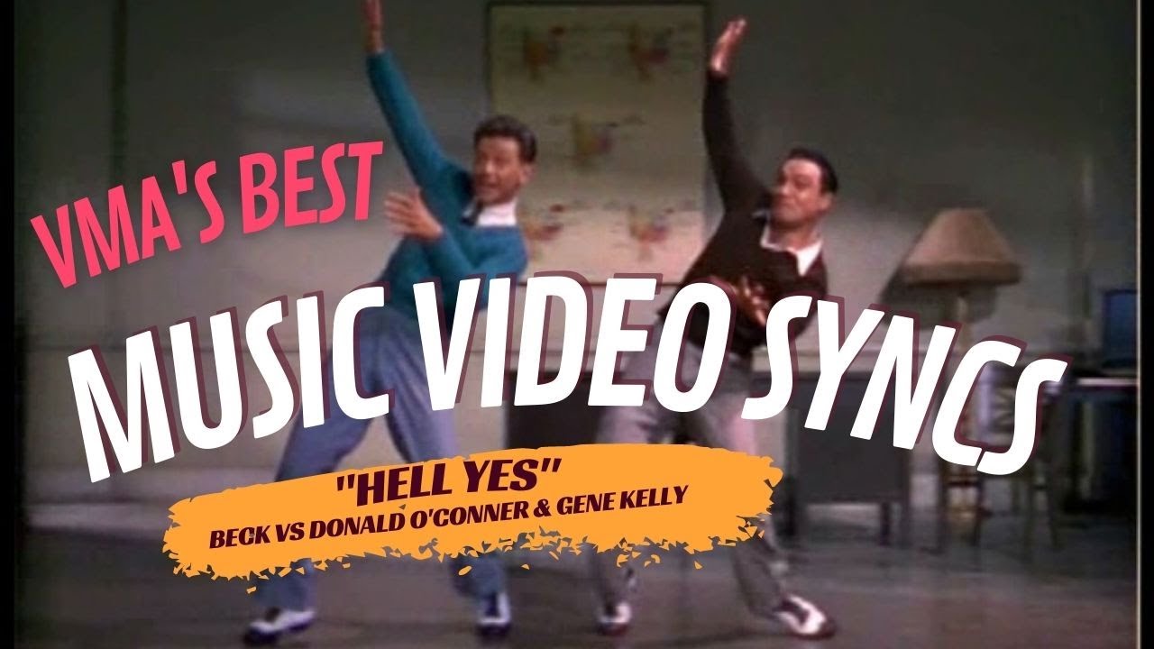 VMA - Gene Kelly & Donald O'Connor meet Beck... HELL YES! - YouTube