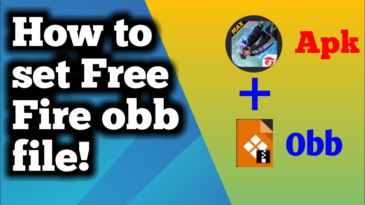 How to set free fire max obb file👈👈👈_____Easy steps 💯 working - YouTube