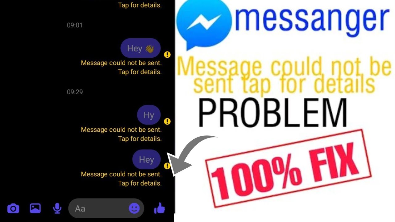 How To Solve Problem Message Not Send All Solution Fix Messenger Could