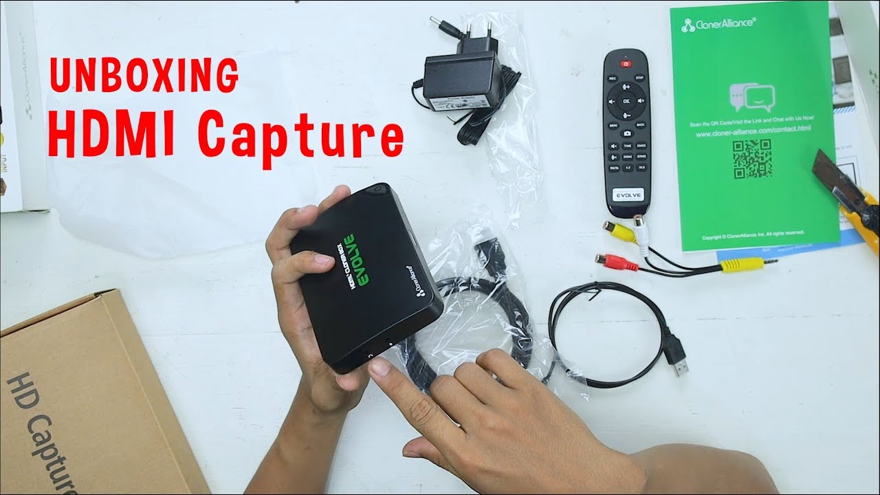 kamera DSLR jd webcam ? unboxing HDMI Capture card external recorder ...