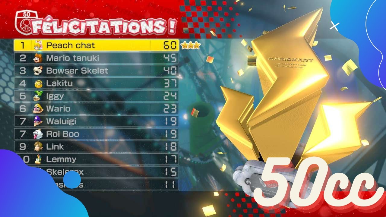 🚗 Coupe Éclair 50cc - Mario Kart 8 Deluxe - YouTube