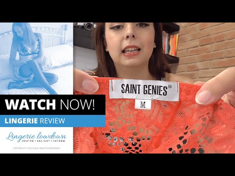 Alicia : Saint Genies fishnet strappy lace lingerie set [PREVIEW]