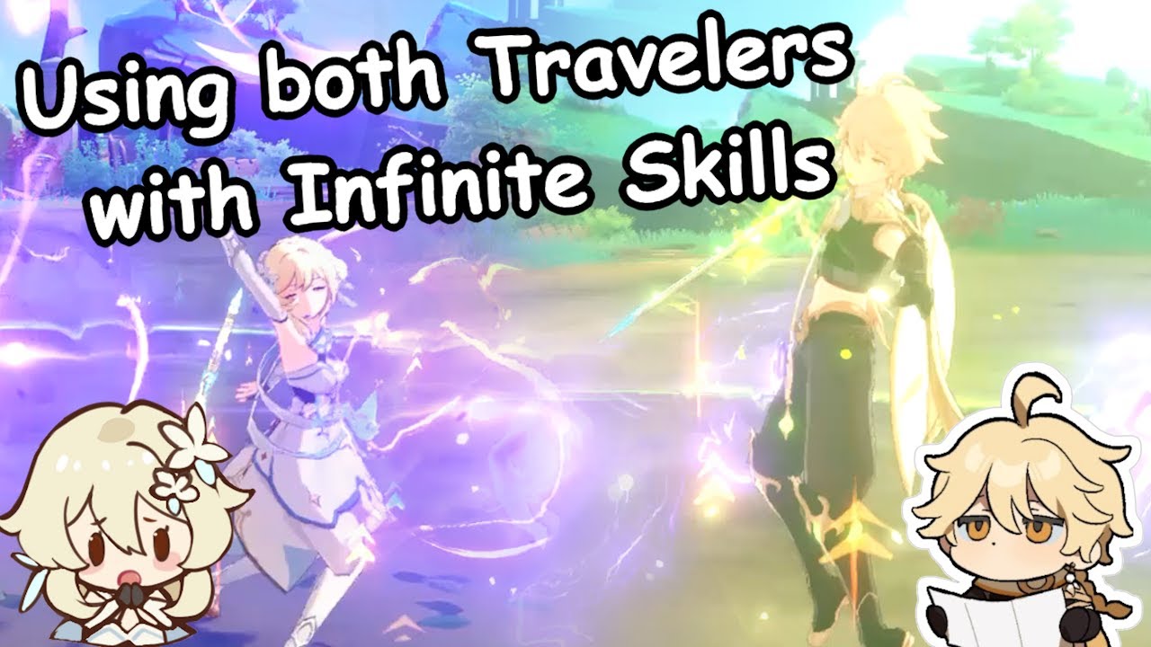 Using both Travelers (Aether & Lumine) with Infinite Skills - YouTube