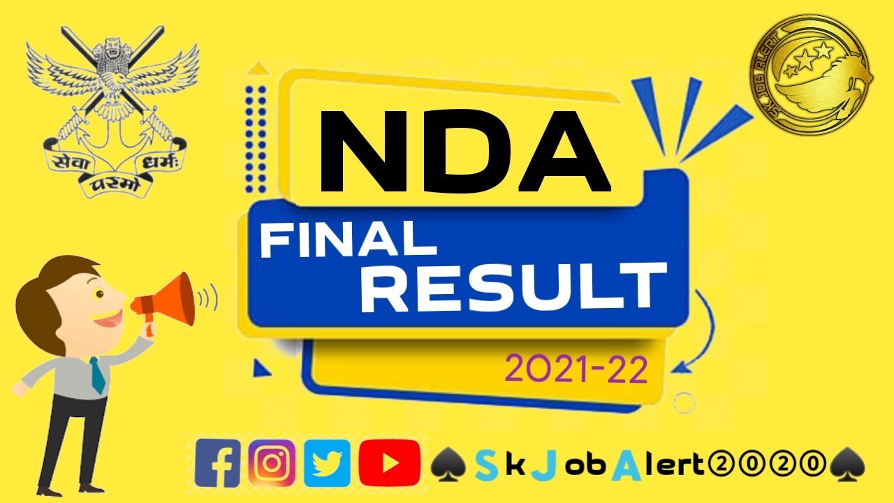 NDA 2021 Final Result Released || NDA 2021 Cut Off || NDA 2021 Merit ...