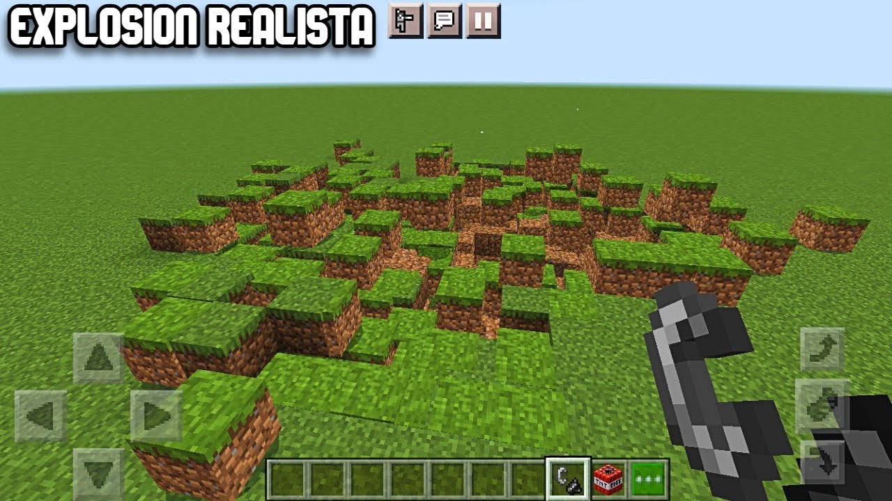 EXPLOSION REALISTA EN MINECRAFT PE || DESCARGAR ADDON - YouTube